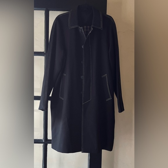 Topman | Jackets & Coats | Topman Classic Mens Black Trench Coat | Poshmark